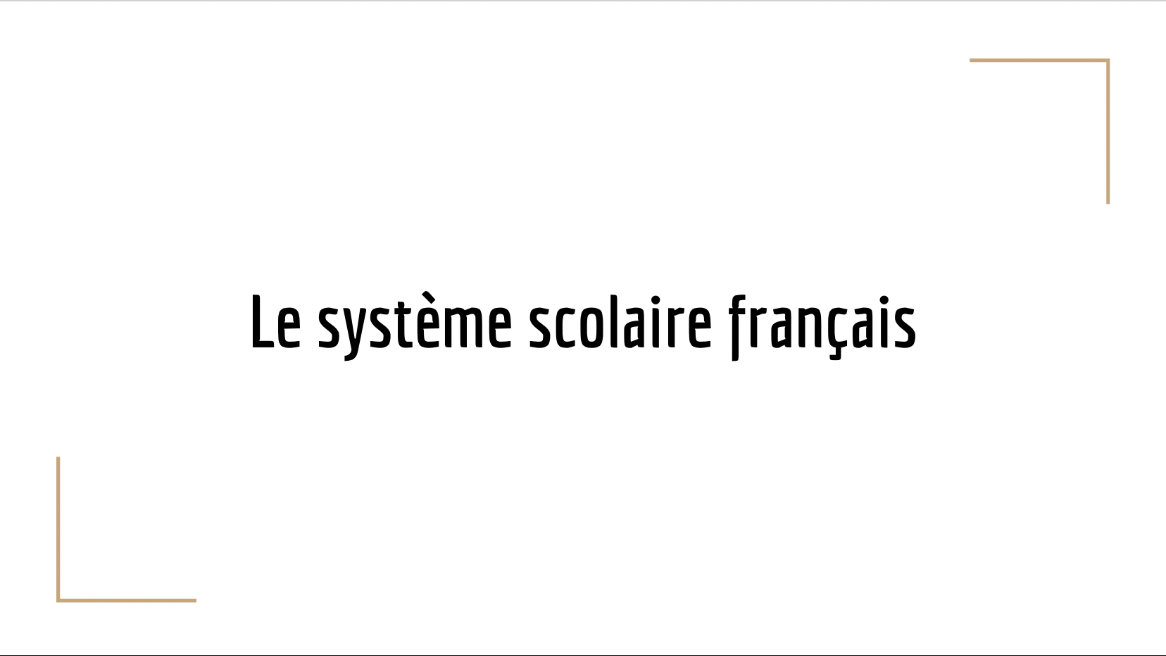 Le systeme scolaire francais by Florie Brange on Prezi Video